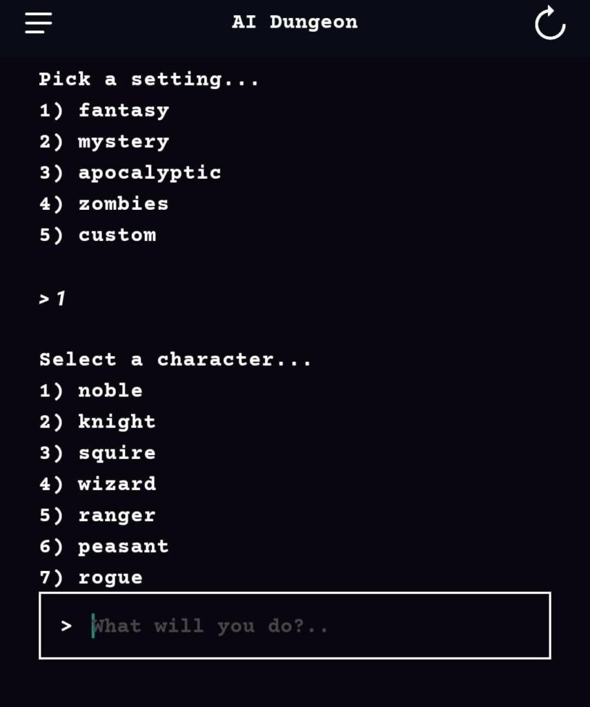 AI Dungeon: AI for fun!