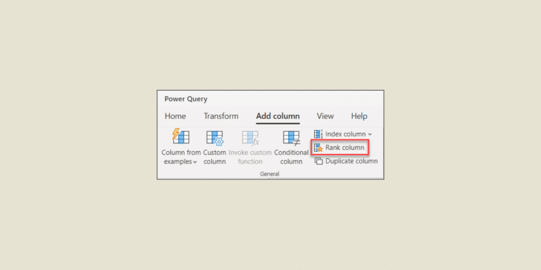 Fonction Rank sur Power Query: Comment s'en servir