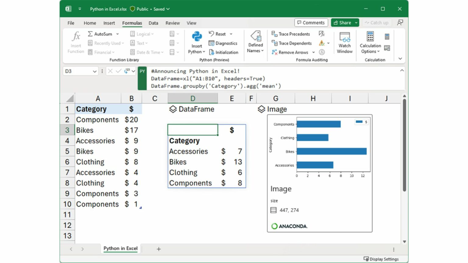 Microsoft annonce l’intégration de Python dans Excel