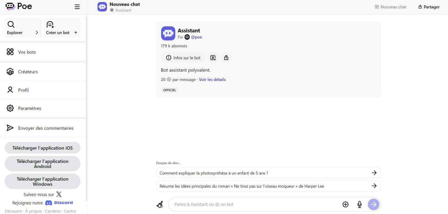 Les 7 meilleures alternatives à ChatGPT en 2025