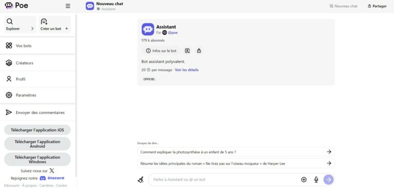 Les 7 meilleures alternatives à ChatGPT en 2025